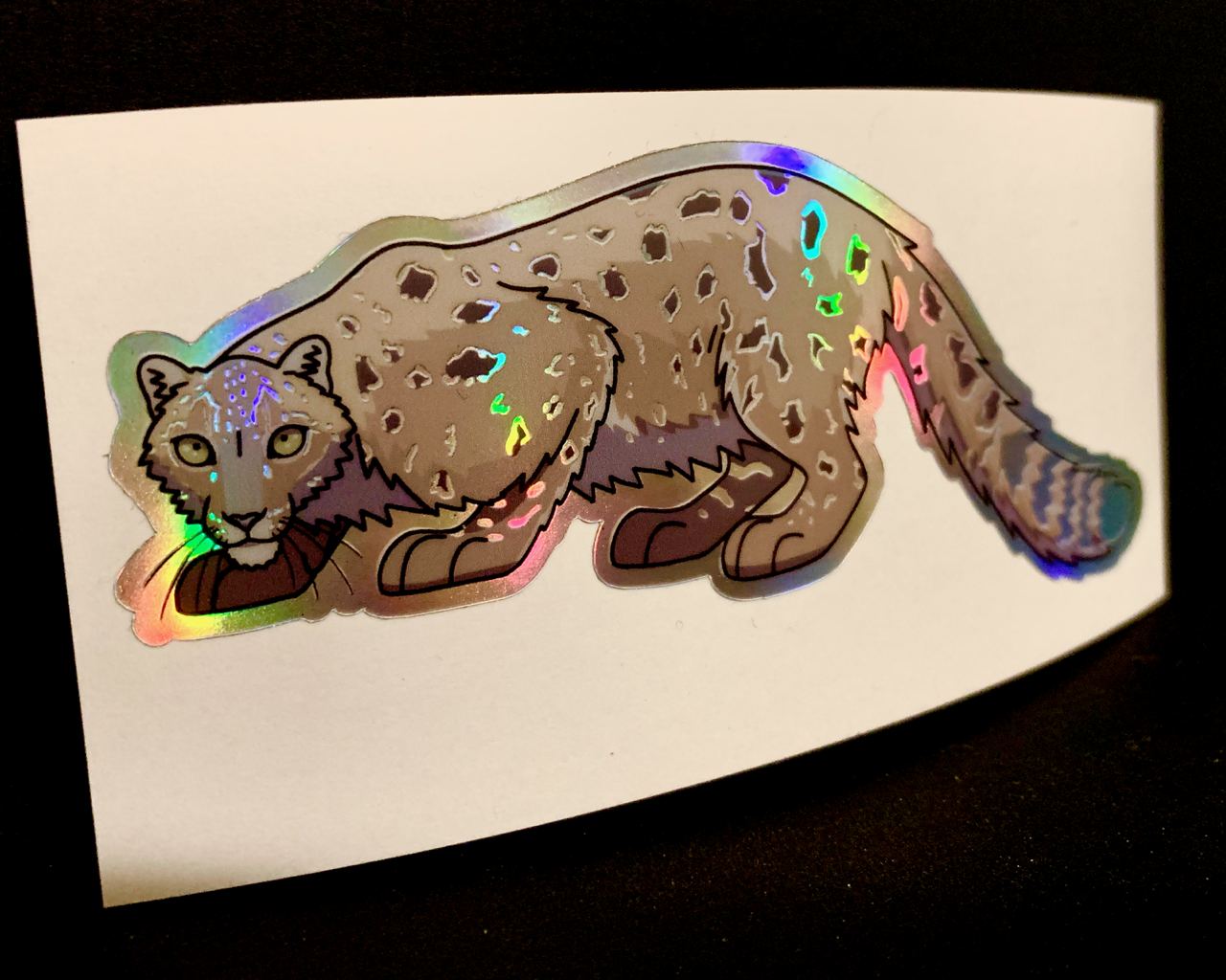 Snep Crouch Sticker Deep Holographic – Spot Cats Print That!
